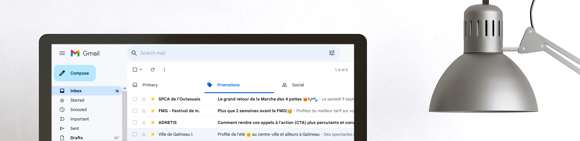The "Promotion" tab in the Gmail mailbox - ADNETIS Email Marketing